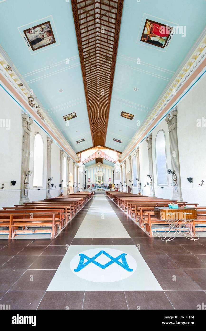 Immaculate Conception Church in Oslob,an historically colorful Catholic ...