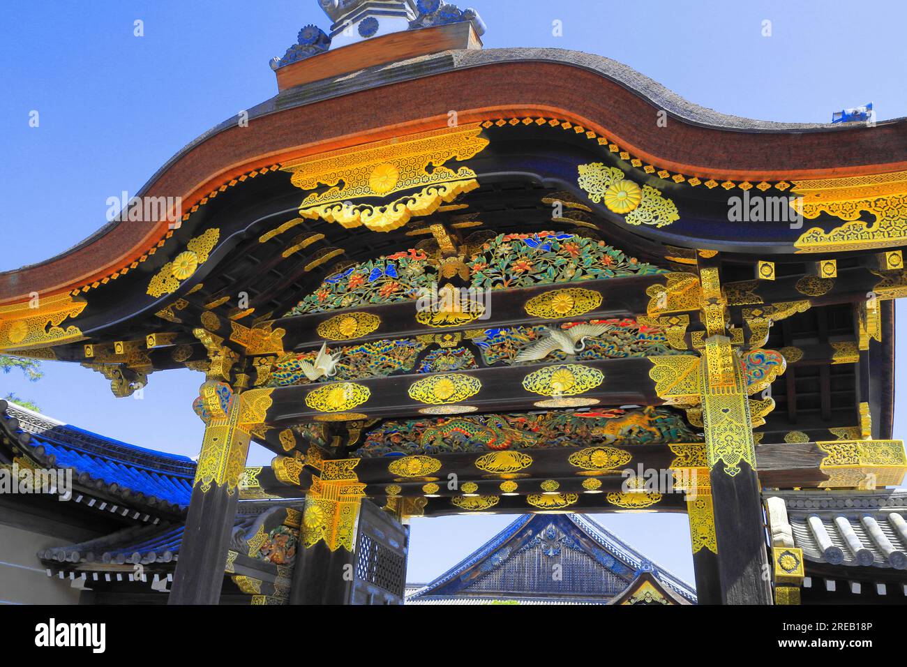 Karamon Gate of Nijo Castle Stock Photo - Alamy