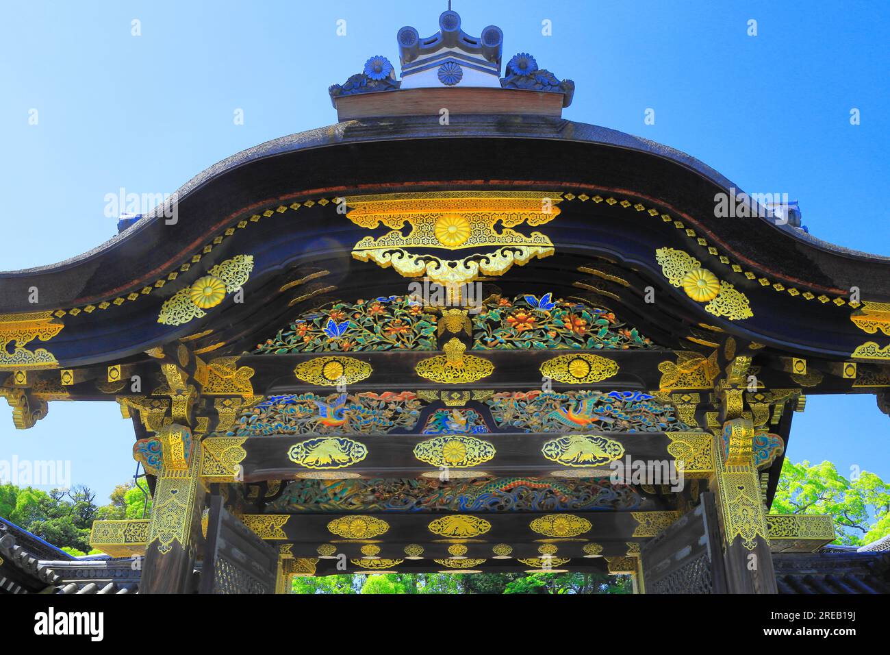 Karamon Gate of Nijo Castle Stock Photo - Alamy