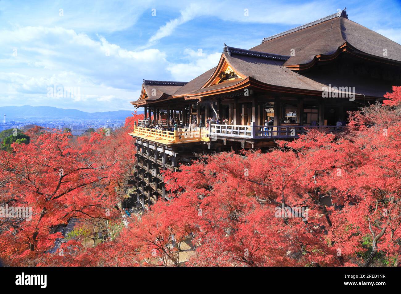 Kyoto japan december tourist kiyomizu dera temple hi-res stock ...