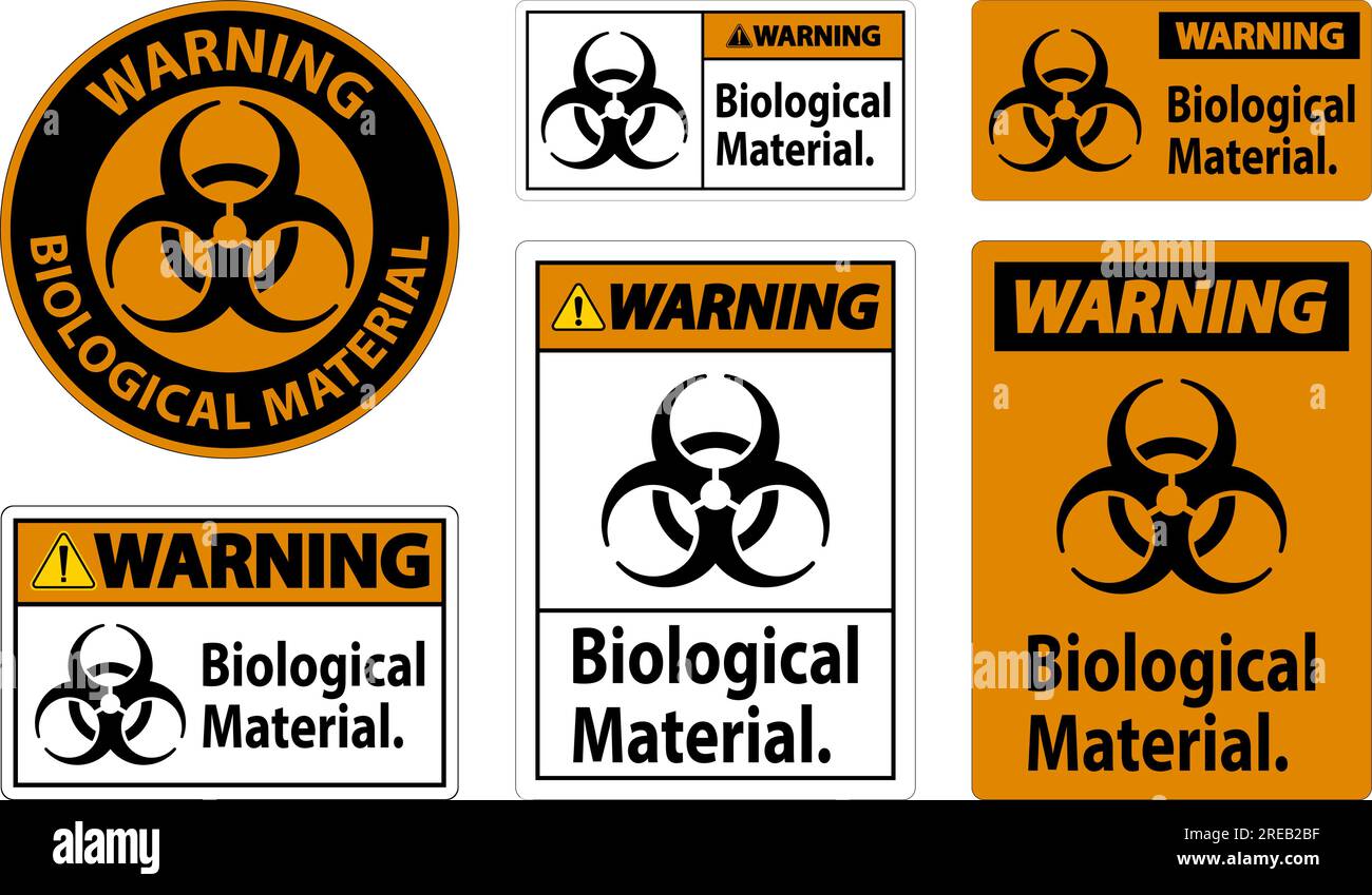 Hazardous material warning Stock Vector Images - Alamy
