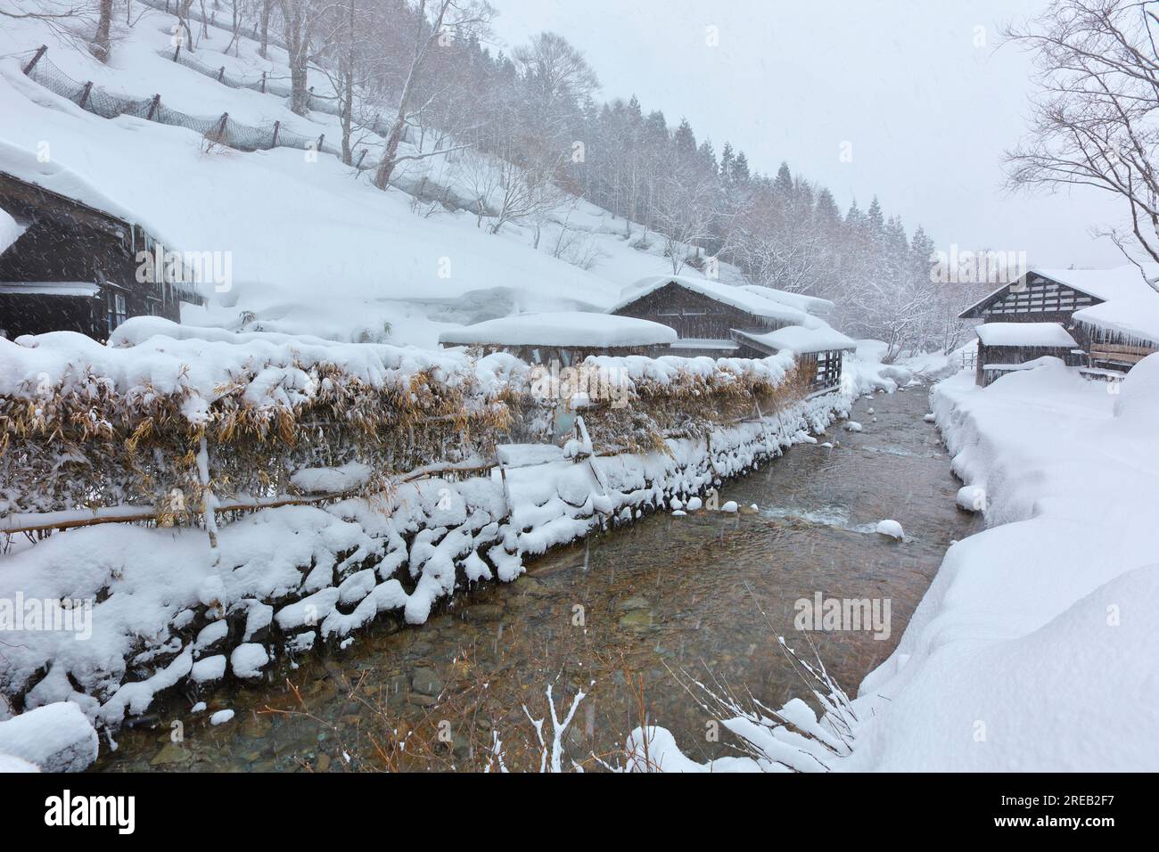 Nyuto hot spring village hi-res stock photography and images - Alamy