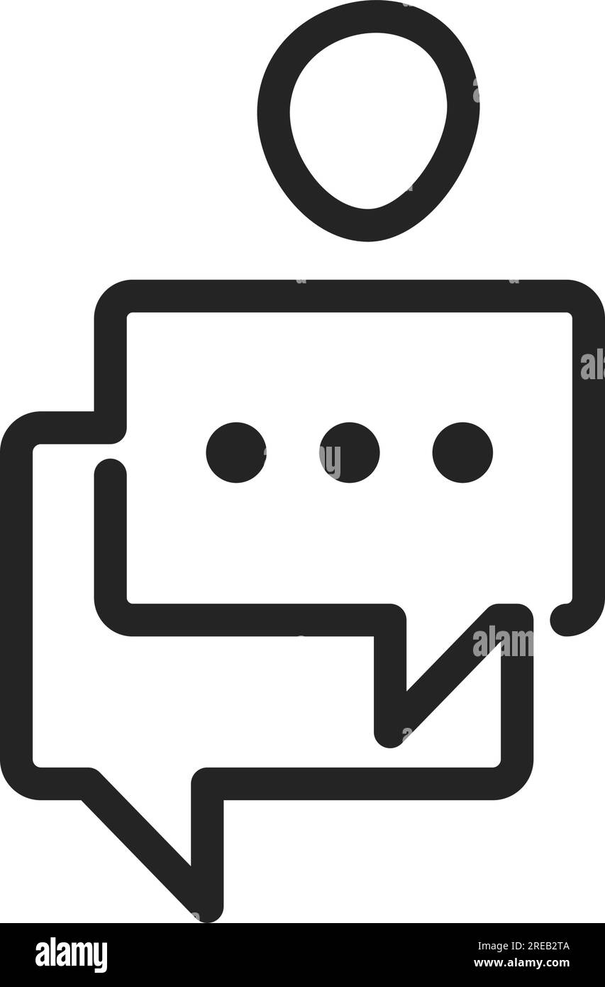 communication logo template. Icon Illustration Brand Identity. Isolated ...