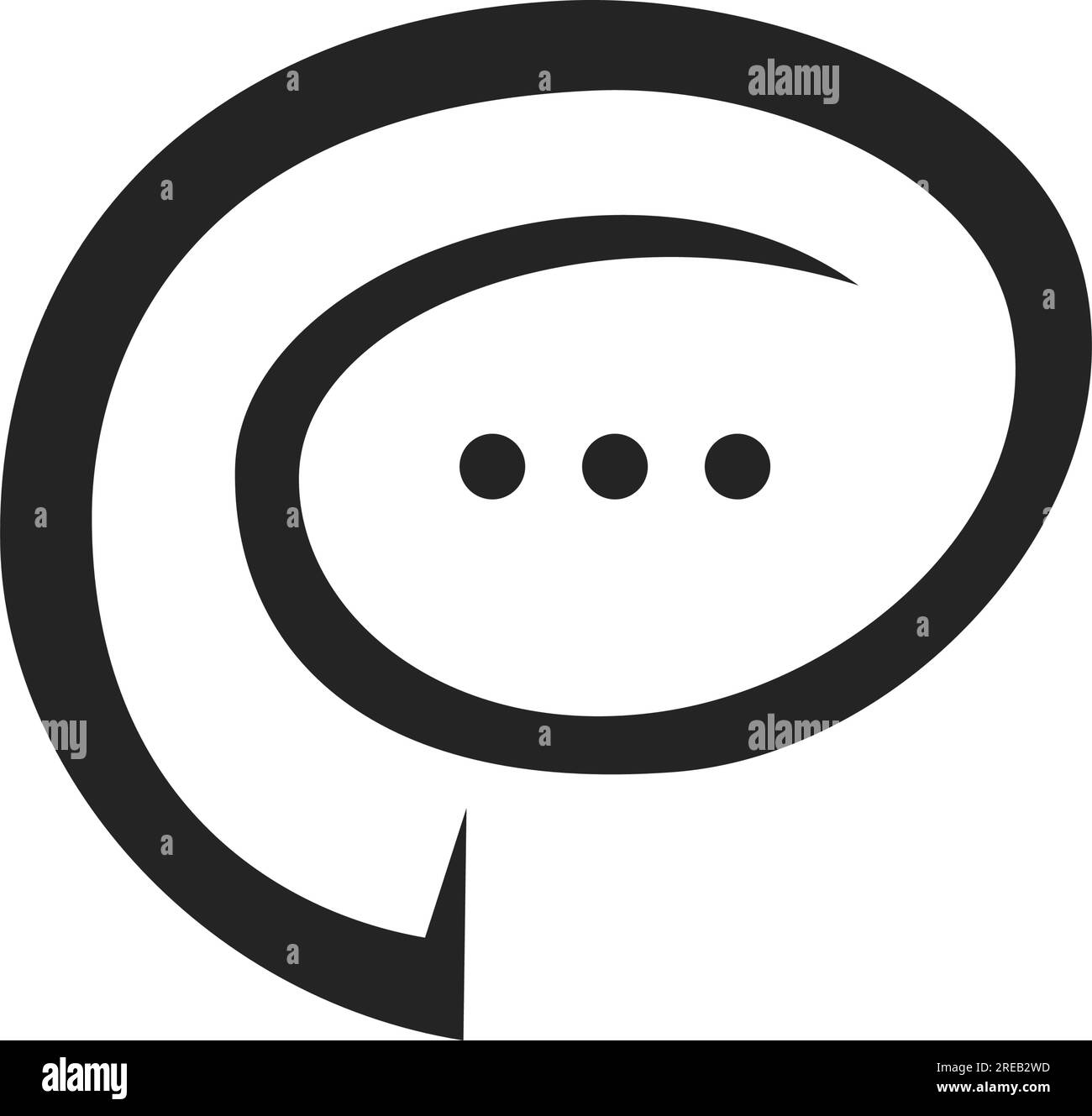 communication logo template. Icon Illustration Brand Identity. Isolated ...