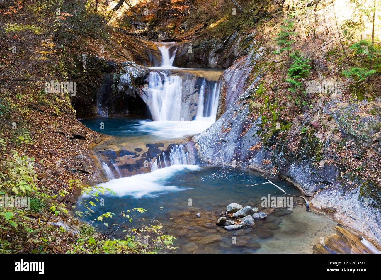 Nanatsugama Five-tiered Waterfall Stock Photo - Alamy