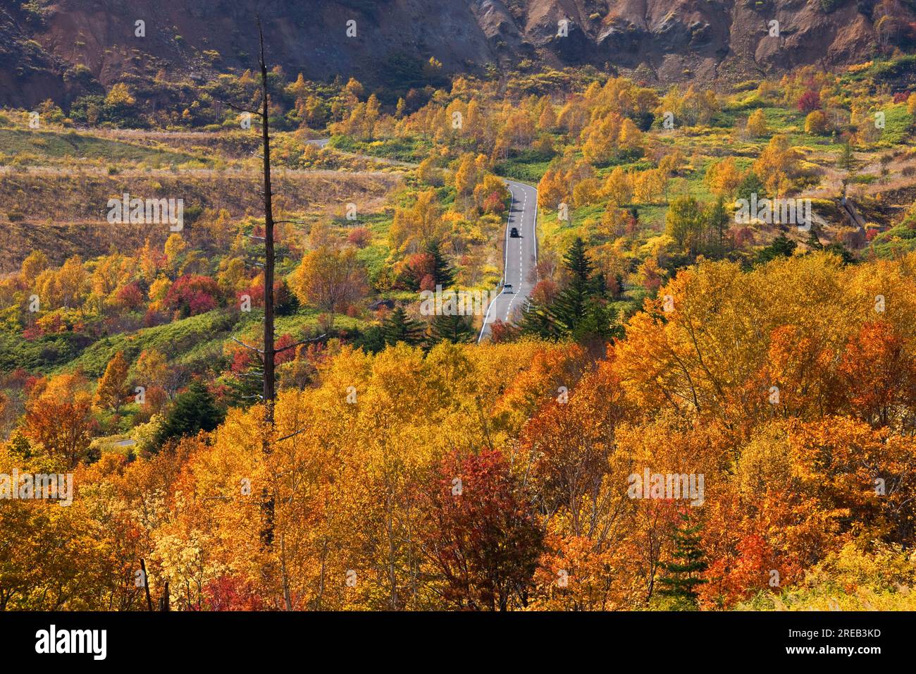 Hachimantai Aspite Line Stock Photo - Alamy