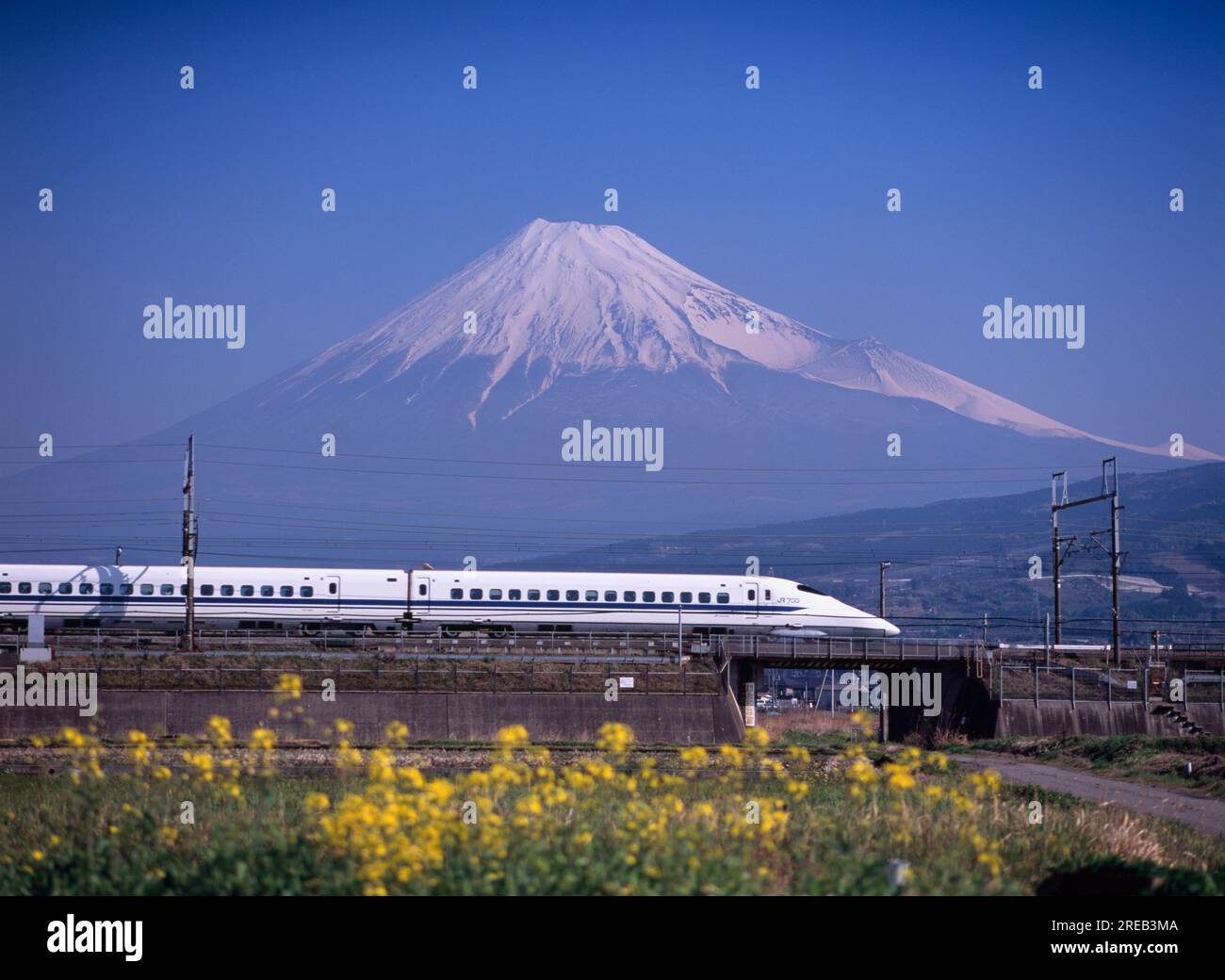 Fuji and Shinkansen Stock Photo - Alamy