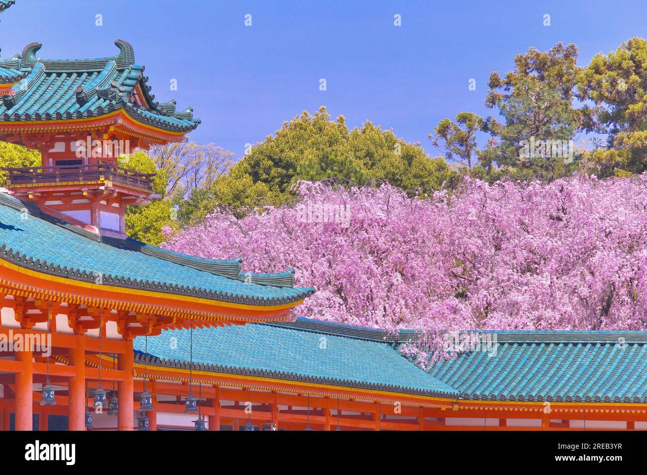 Hanging heian shrine hi-res stock photography and images - Alamy