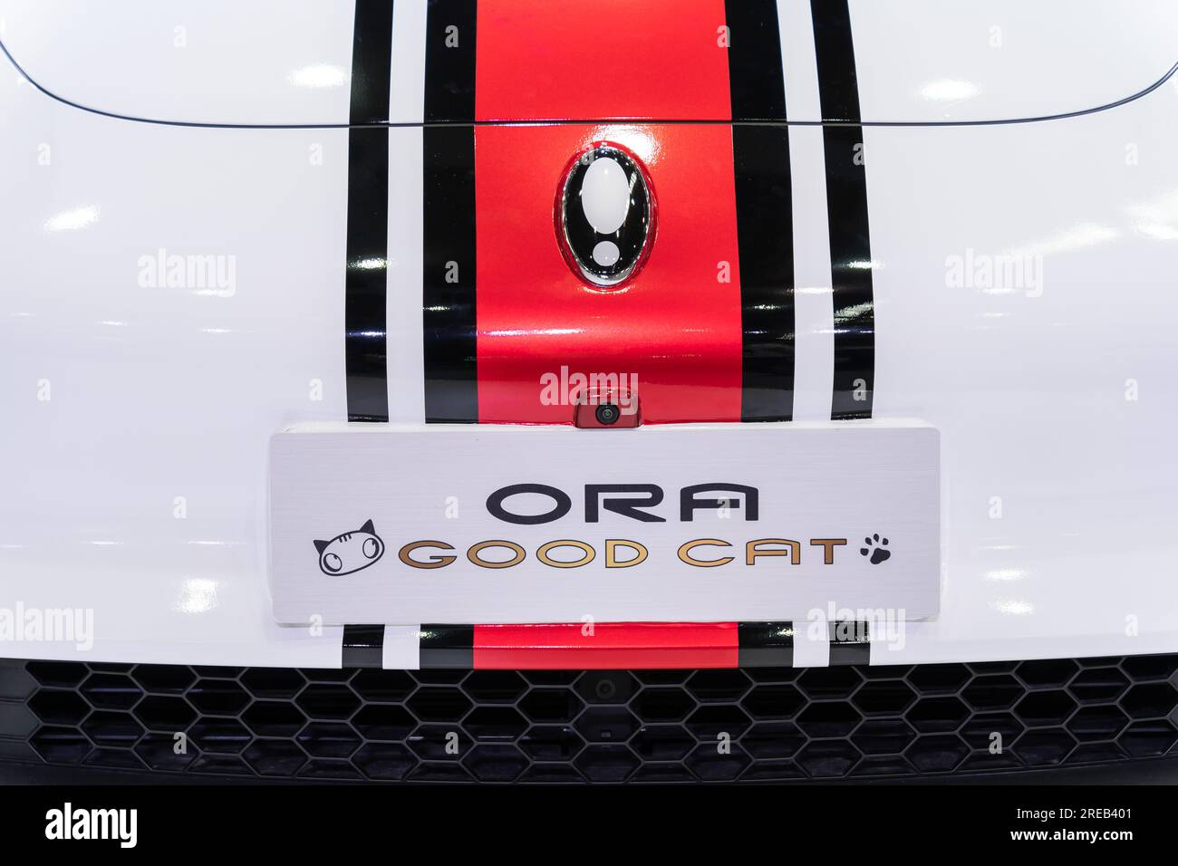 Serdang, Malaysia - May 5,2023 : New Ora Good Cat's car displayed at ...