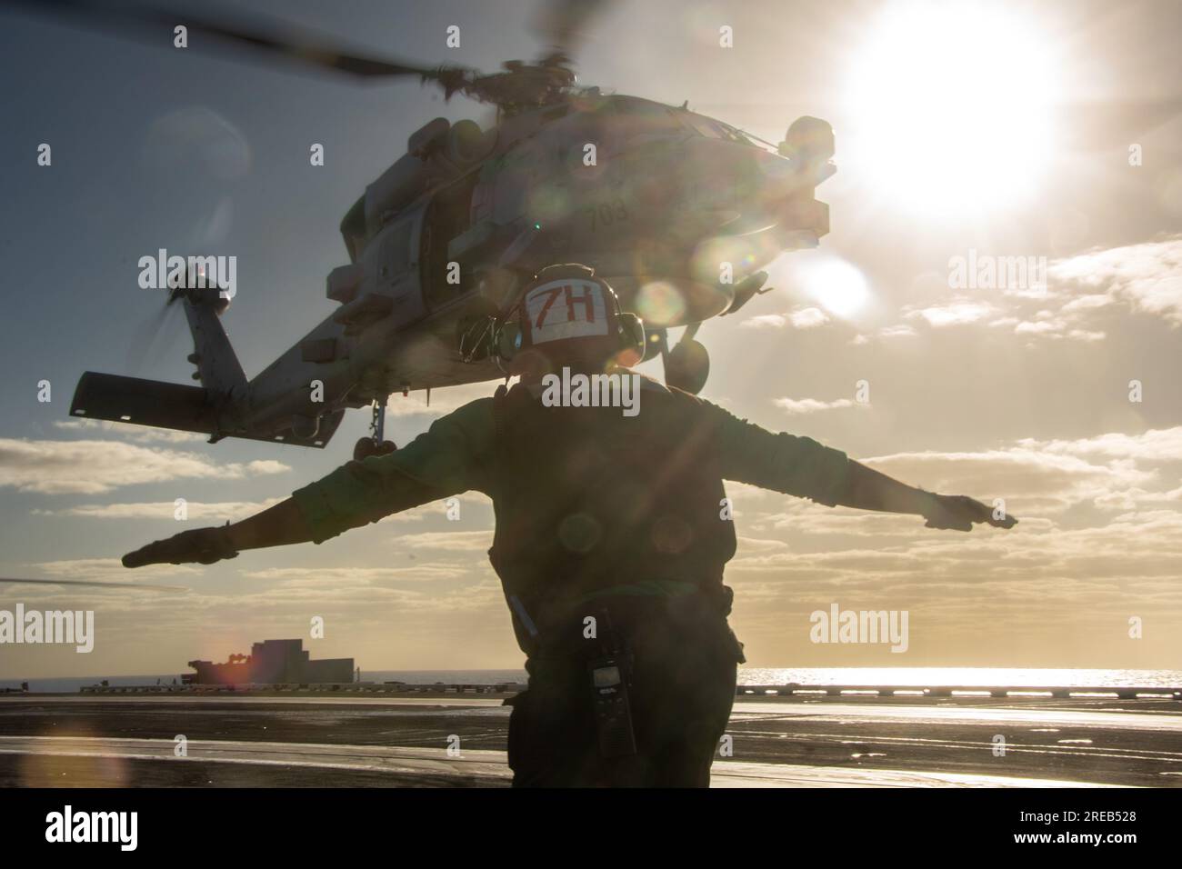 INDIAN OCEAN (July 25, 2023) Aviation Structural Mechanic Airman ...