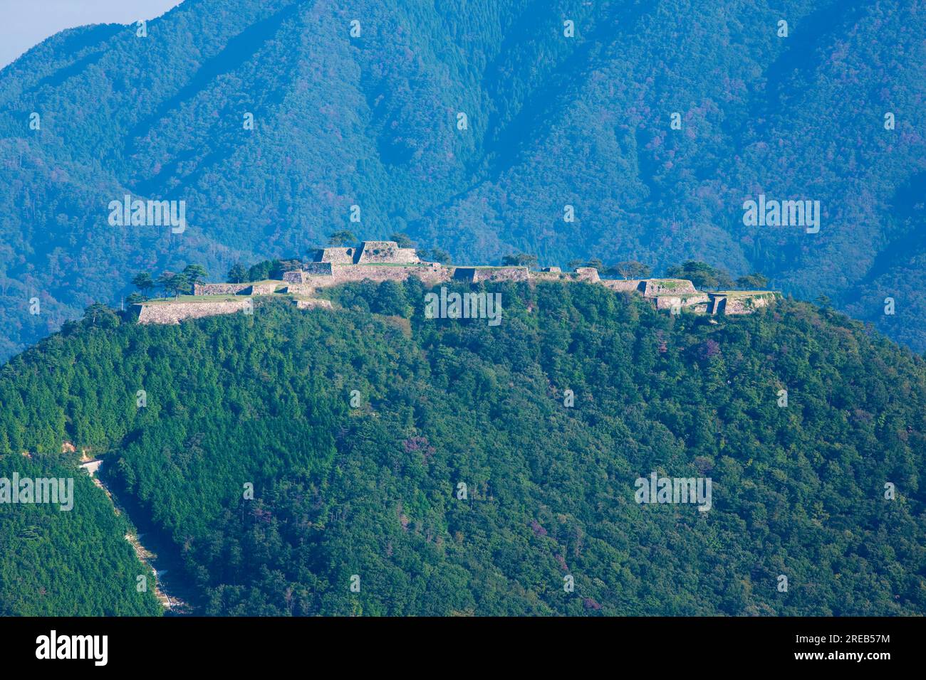 Takeda Castle ruins Stock Photo - Alamy