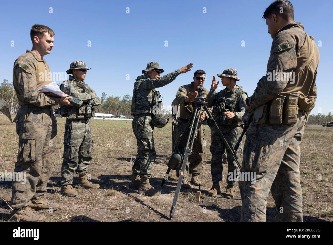 U.S. Marines with Battalion Landing Team 2/1, 31st Marine Expeditionary ...