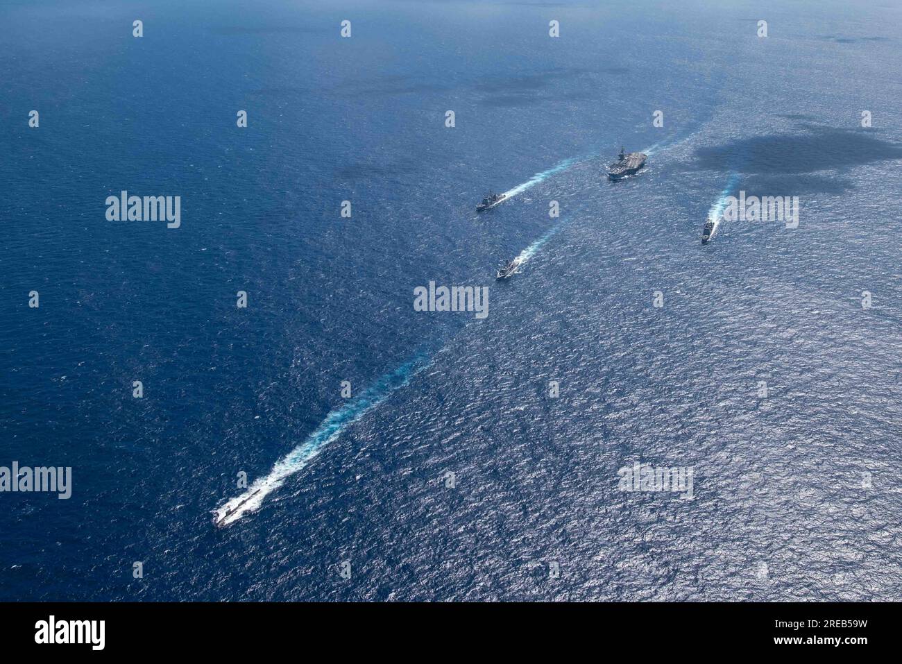 INDIAN OCEAN (July 22, 2023) The U.S. Navy’s only forward-deployed ...