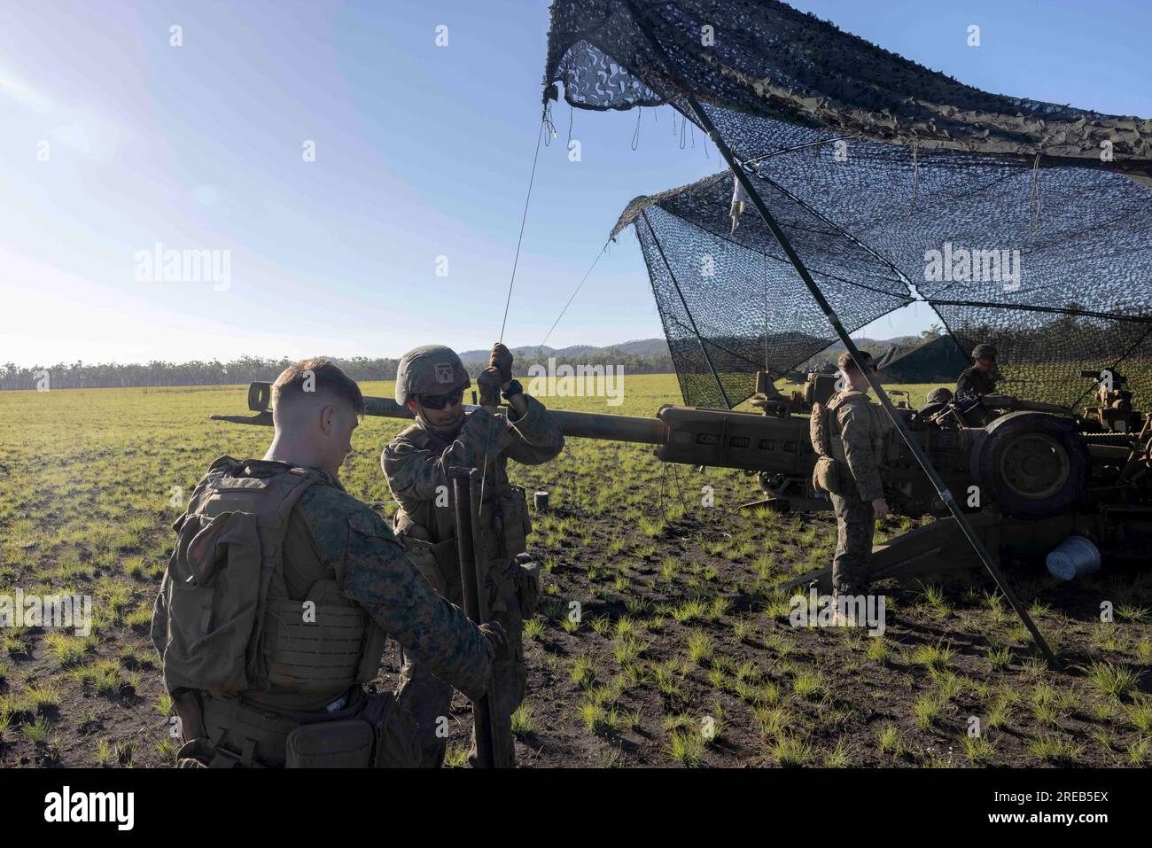 U.S. Marines with Battalion Landing Team 2/1, 31st Marine Expeditionary ...
