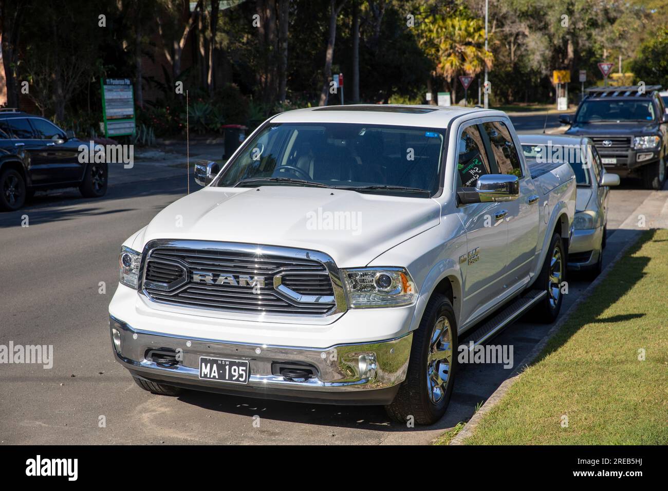 2020 white ram truck hi-res stock photography and images - Alamy