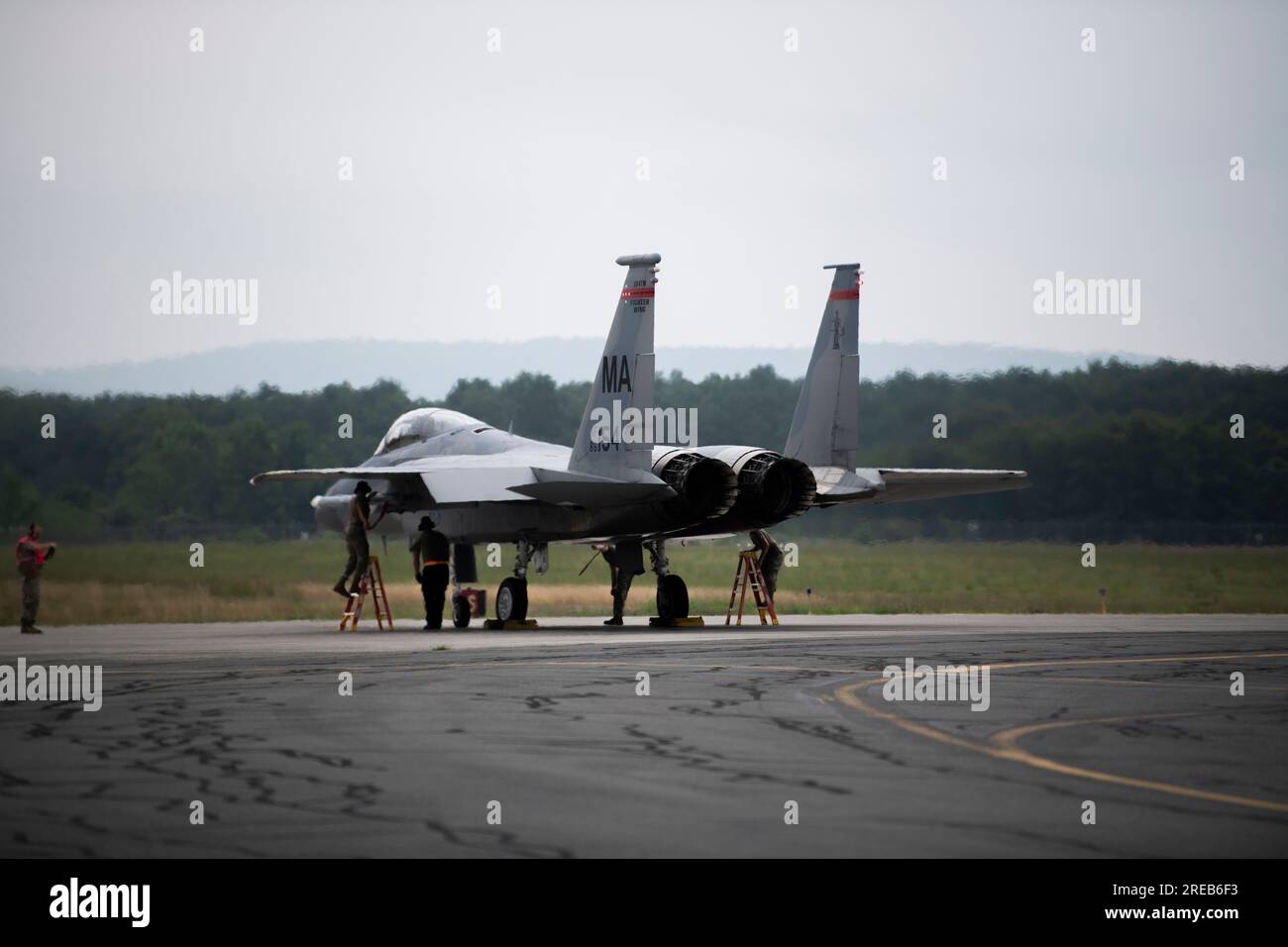 Cadets and members of the Civil Air Patrol visit the 104th Fighter Wing ...