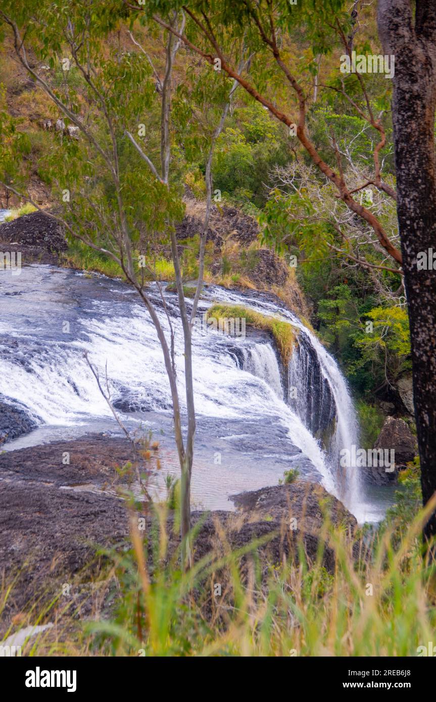 Millstream Falls, Yindinji, Big Millstream Falls, reputedly the widest ...