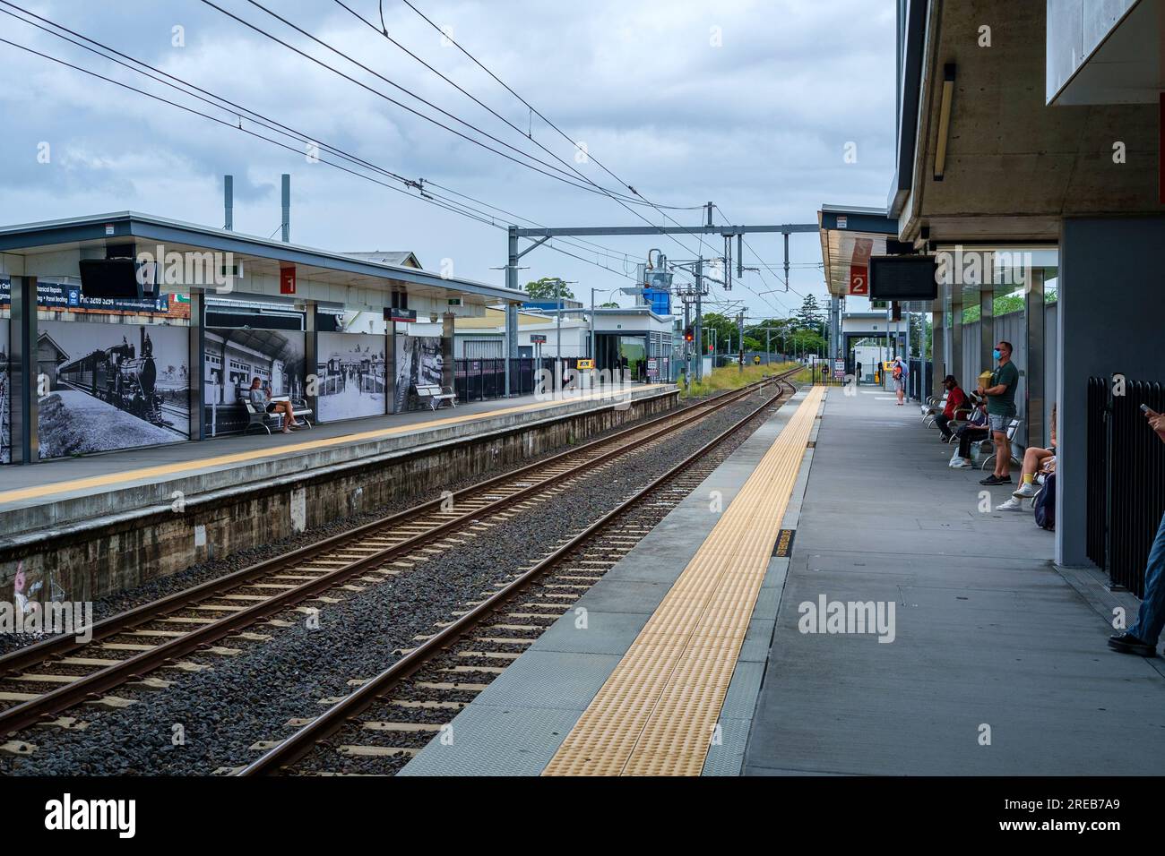 South Brisbane station Stock Photo - Alamy