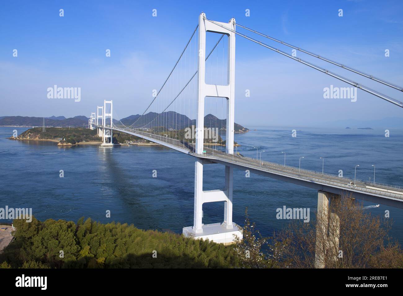 Kurushima kaikyo bridge imabari hi-res stock photography and images - Alamy
