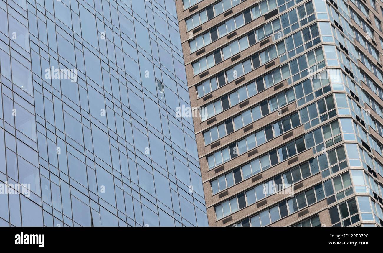 Damage to building across the street as emergency Services respond to a ...