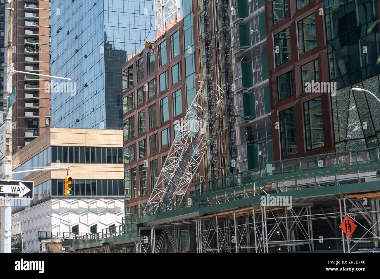 Emergency Services respond to a construction crane collapse after ...