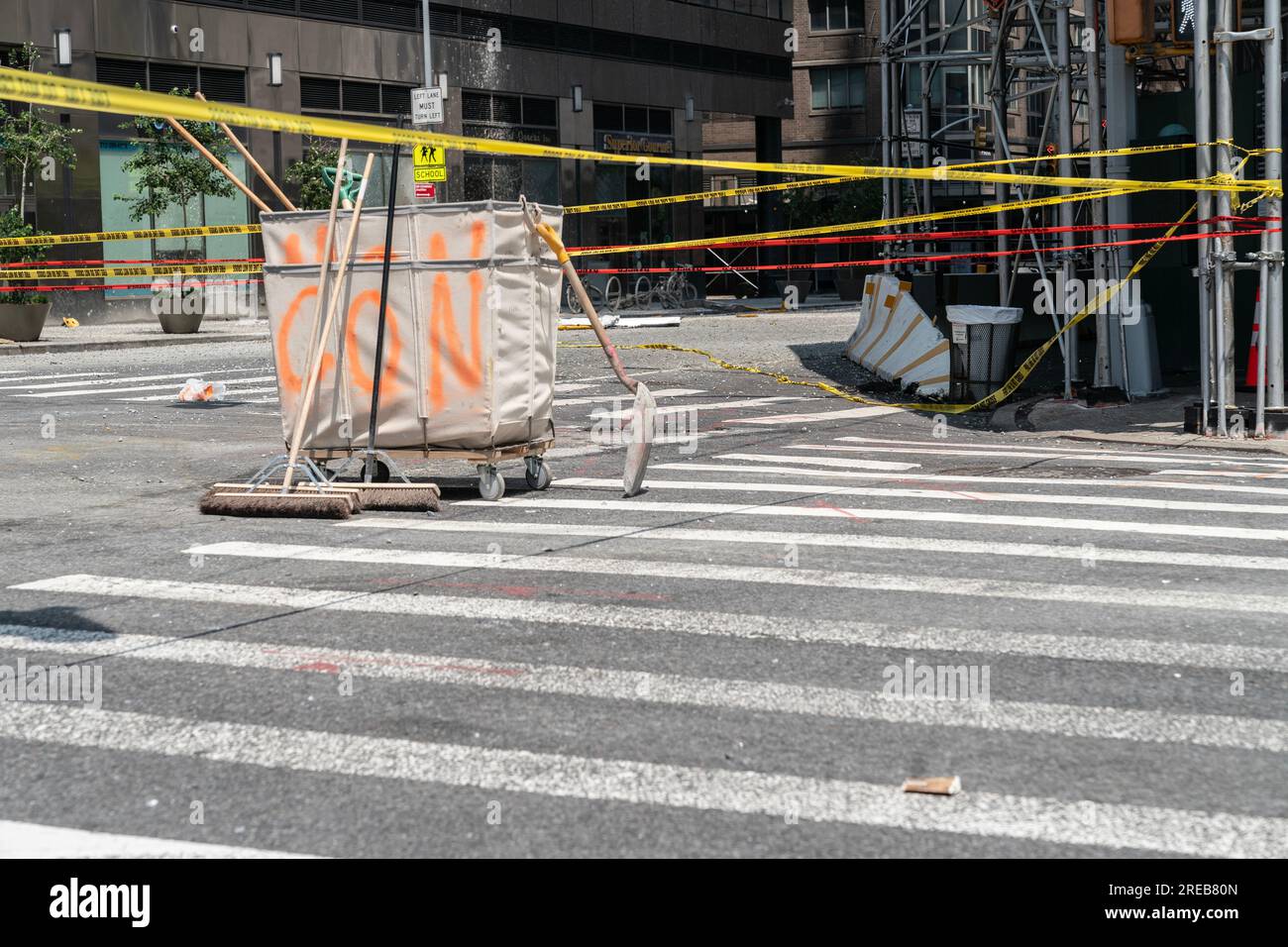 Emergency Services respond to a construction crane collapse after ...