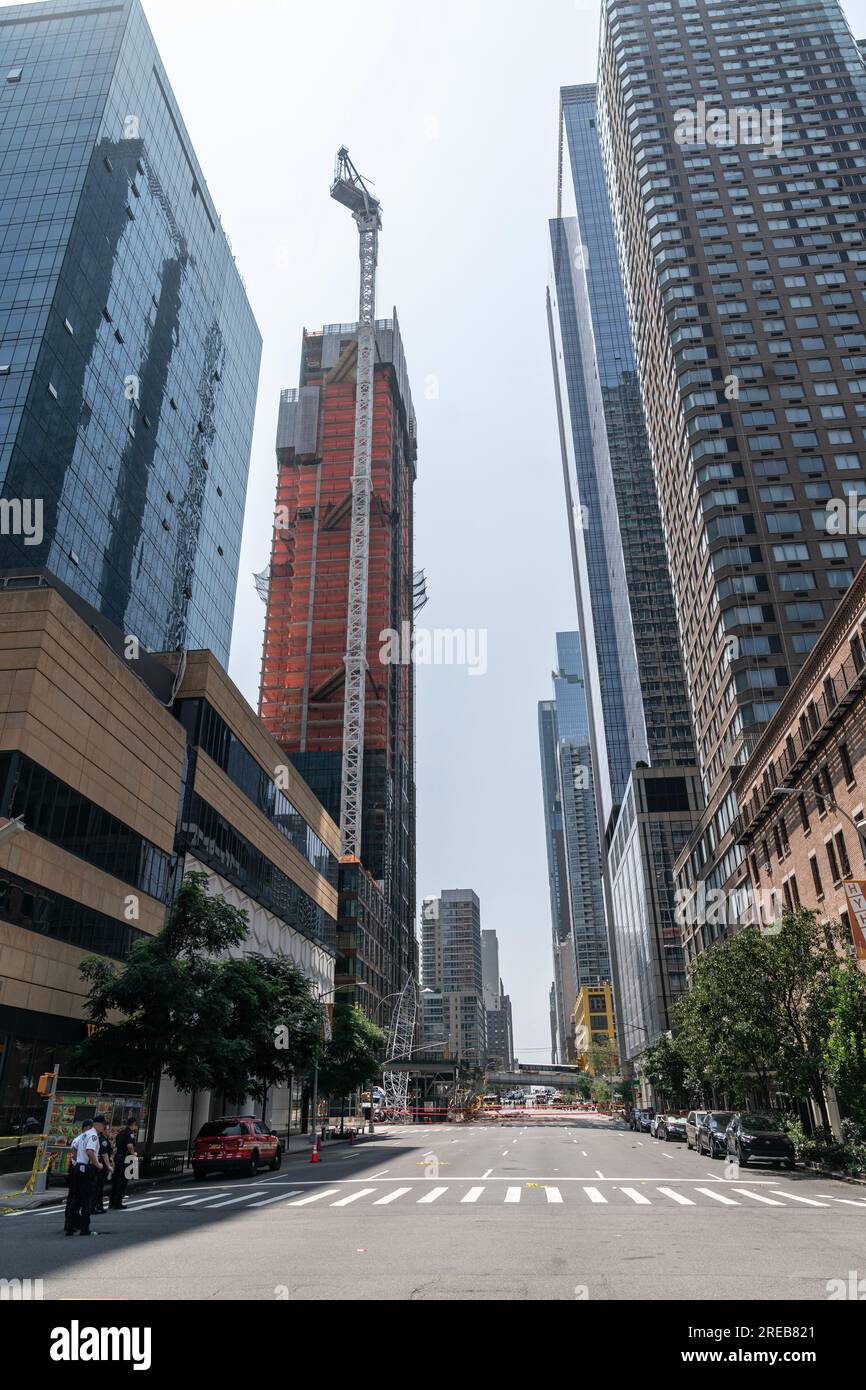 Emergency Services respond to a construction crane collapse after ...