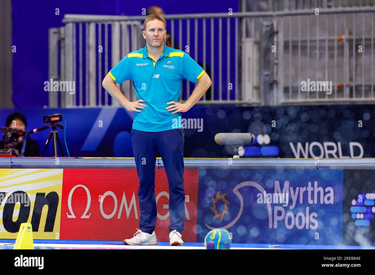 Fukuoka, Japan. 27th July, 2023. FUKUOKA, JAPAN - JULY 27: headcoach ...