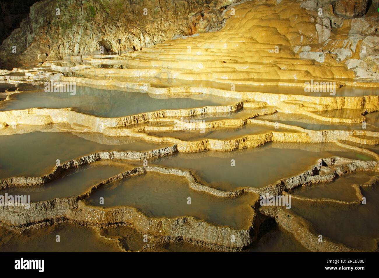 Rimstone cave hi-res stock photography and images - Alamy