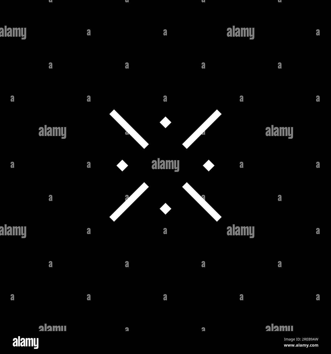 Cyberpunk style cross target marker Stock Vector Image & Art - Alamy