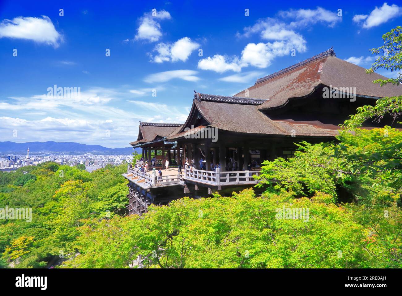 Kiyomizu Temple in summer Stock Photo - Alamy