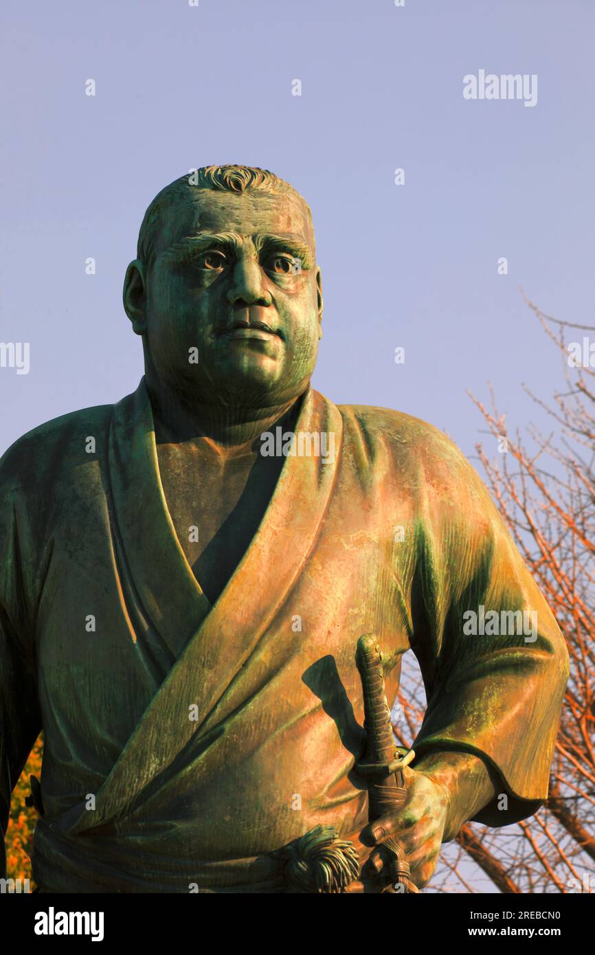 Statue of Takamori Saigo Stock Photo - Alamy