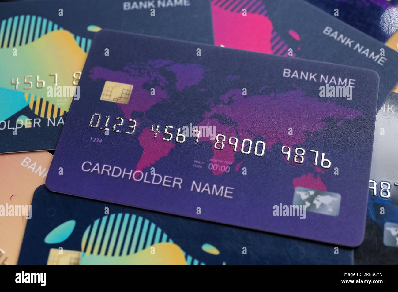 Texture of many credit cards as background Stock Photo - Alamy