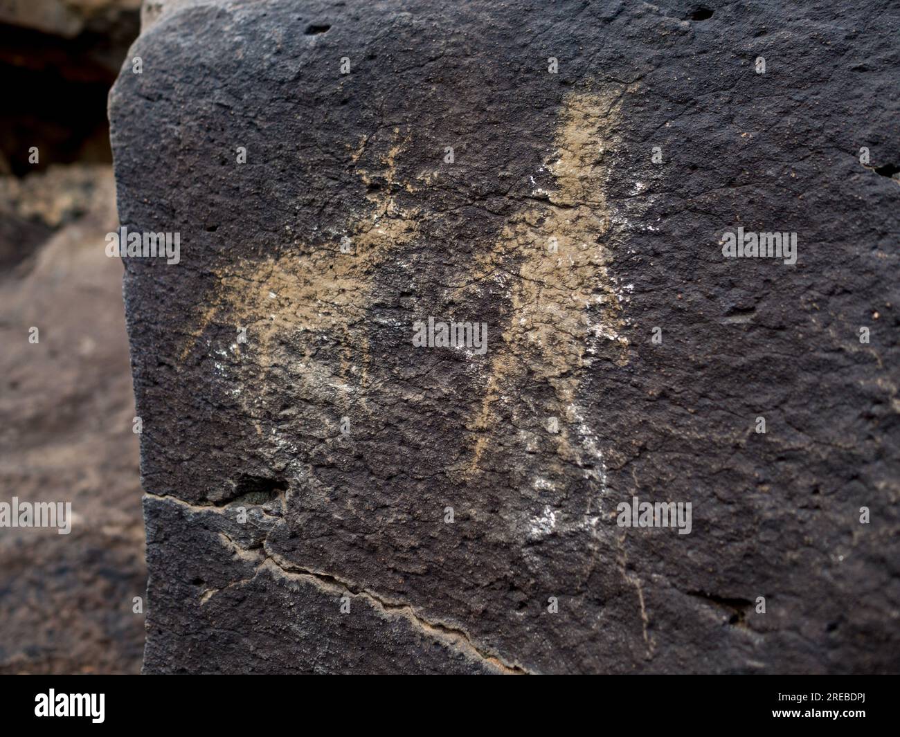 Ancient Petroglyphs near Santa Fe, NM Stock Photo - Alamy