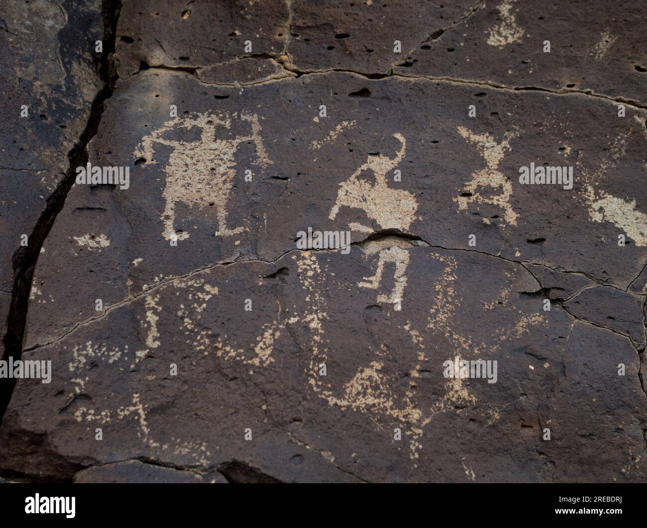 Ancient Petroglyphs near Santa Fe, NM Stock Photo - Alamy