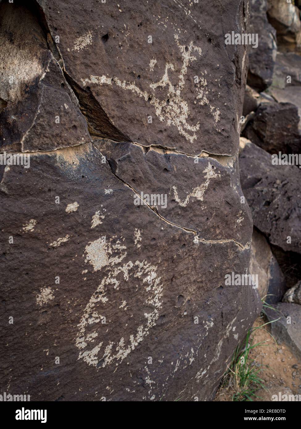 Ancient Petroglyphs near Santa Fe, NM Stock Photo - Alamy