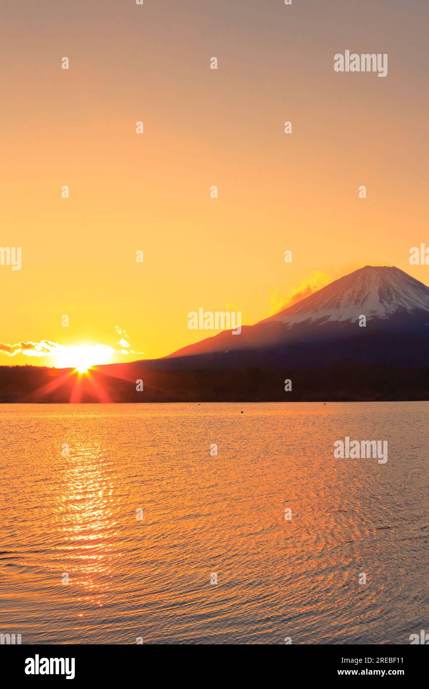 Mt. Fuji and sunrise Stock Photo - Alamy