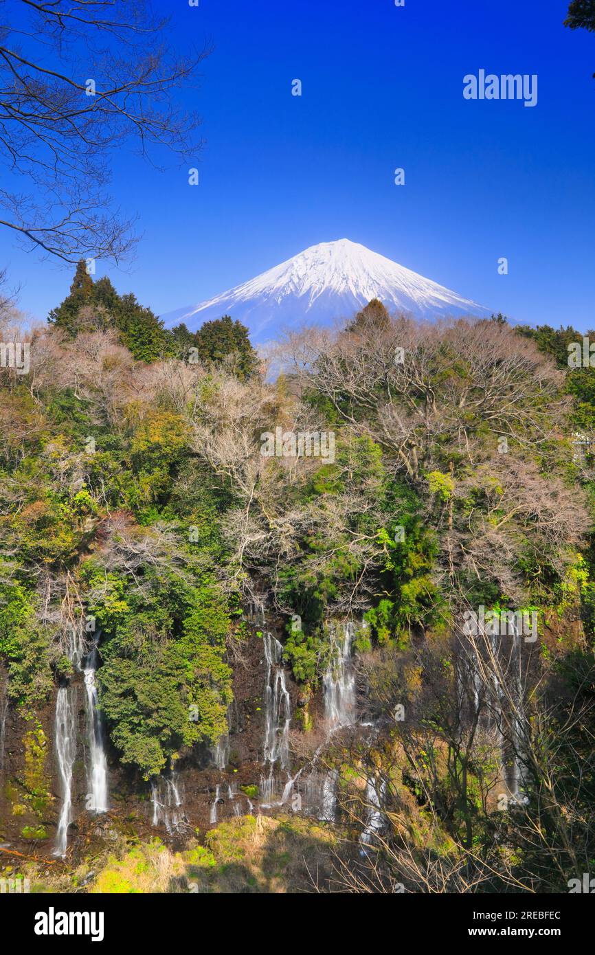 Shiraito Falls in Early Spring Stock Photo - Alamy