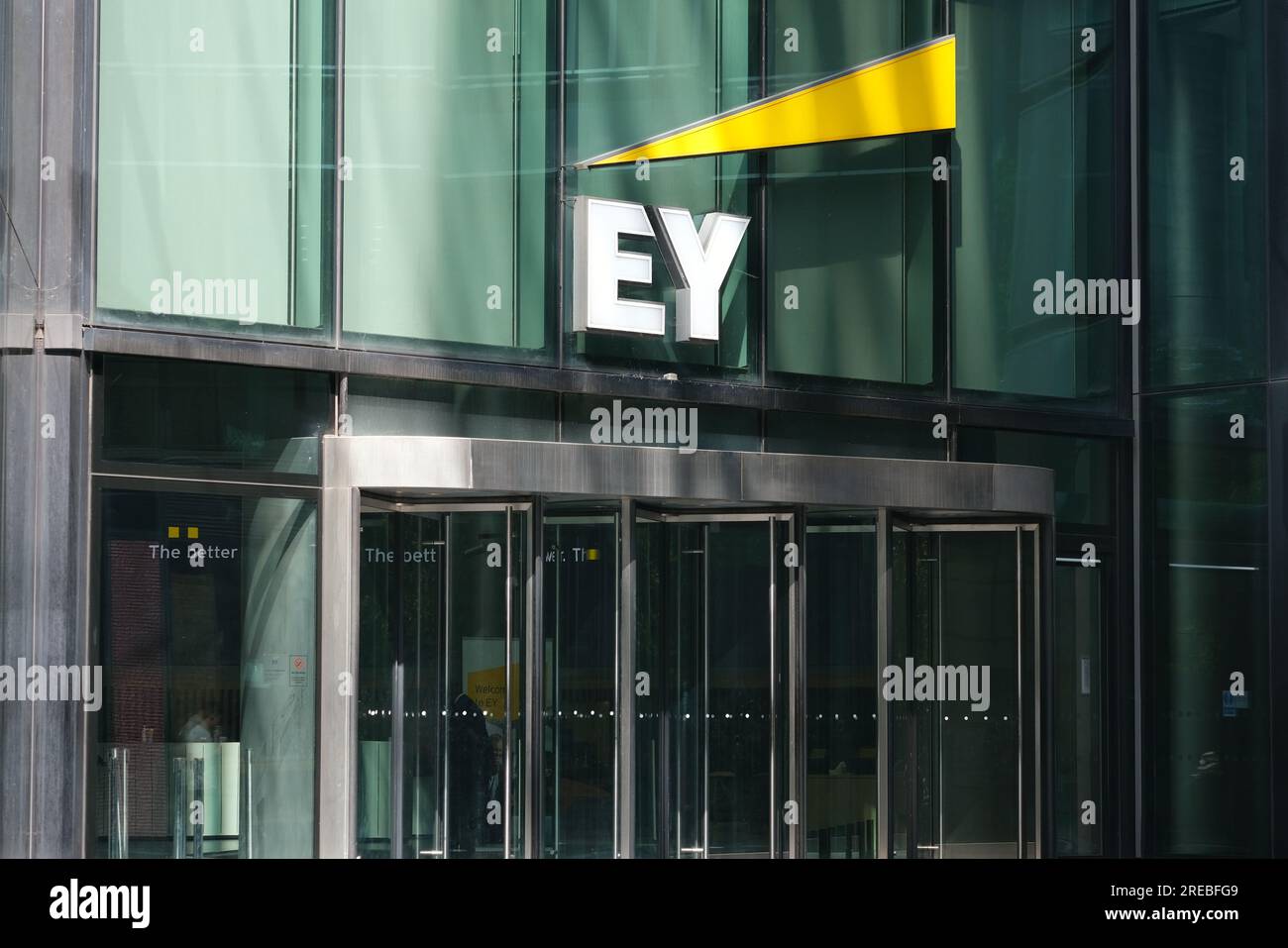 London, UK. The headquarters of Ernst and Young, the business ...