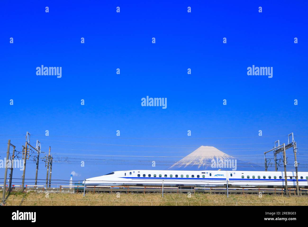 Fuji and Tokaido Shinkansen Stock Photo - Alamy