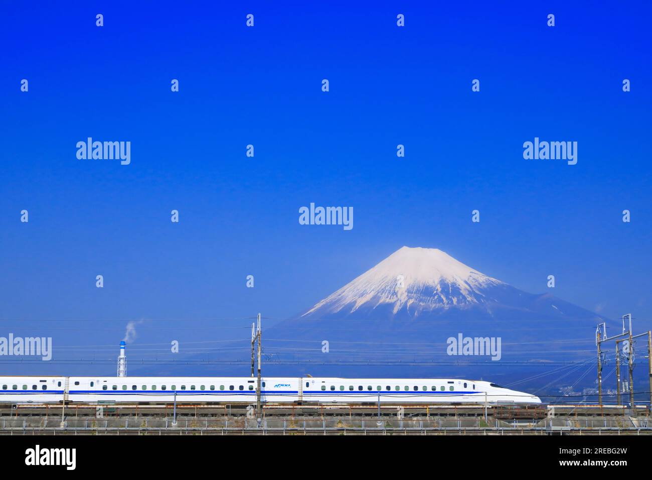 Fuji and Tokaido Shinkansen Stock Photo - Alamy