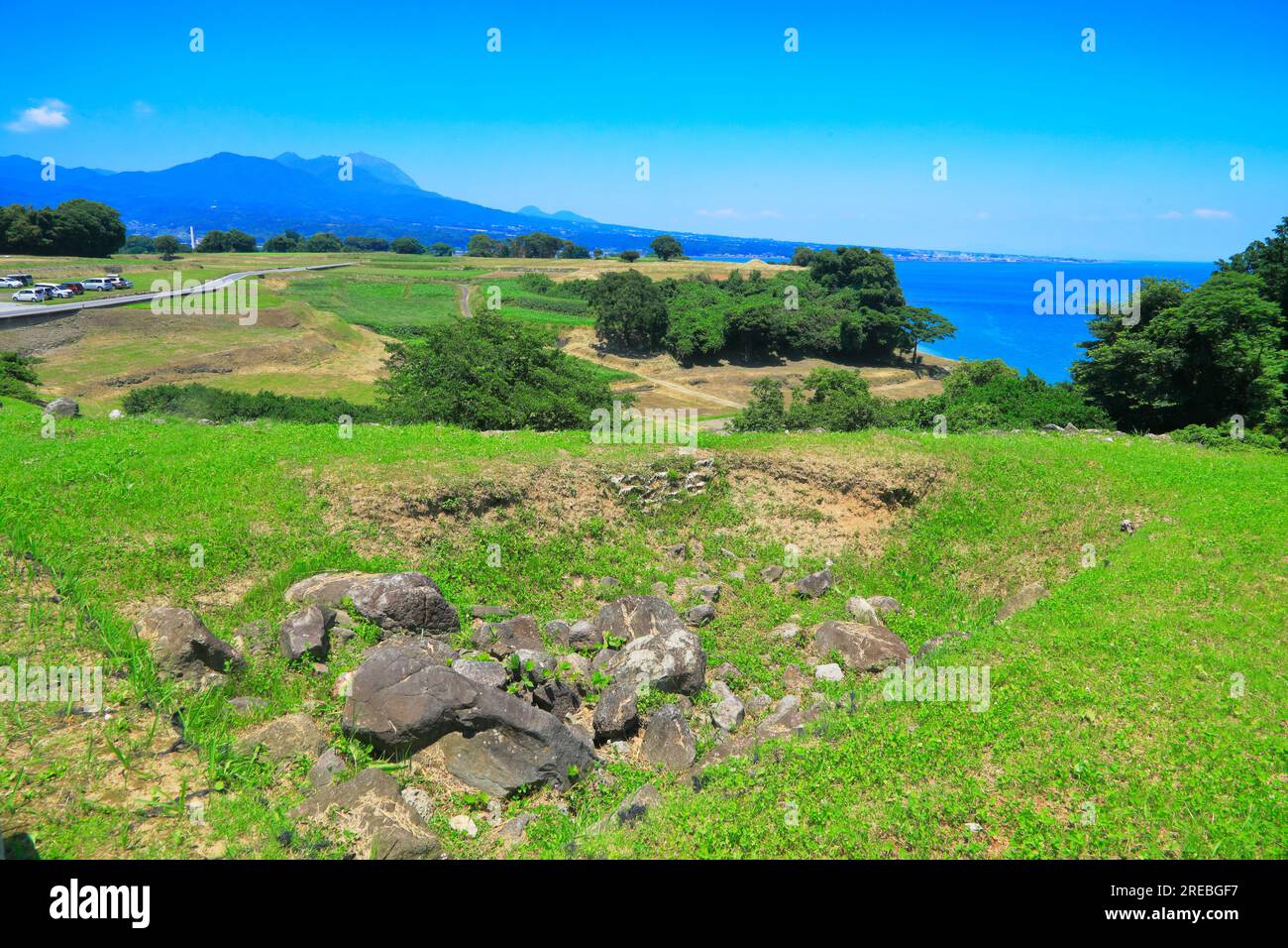 Ruins of Hara Castle Stock Photo - Alamy