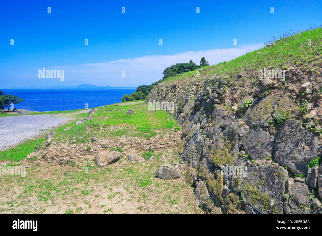 Ruins of Hara Castle Stock Photo - Alamy