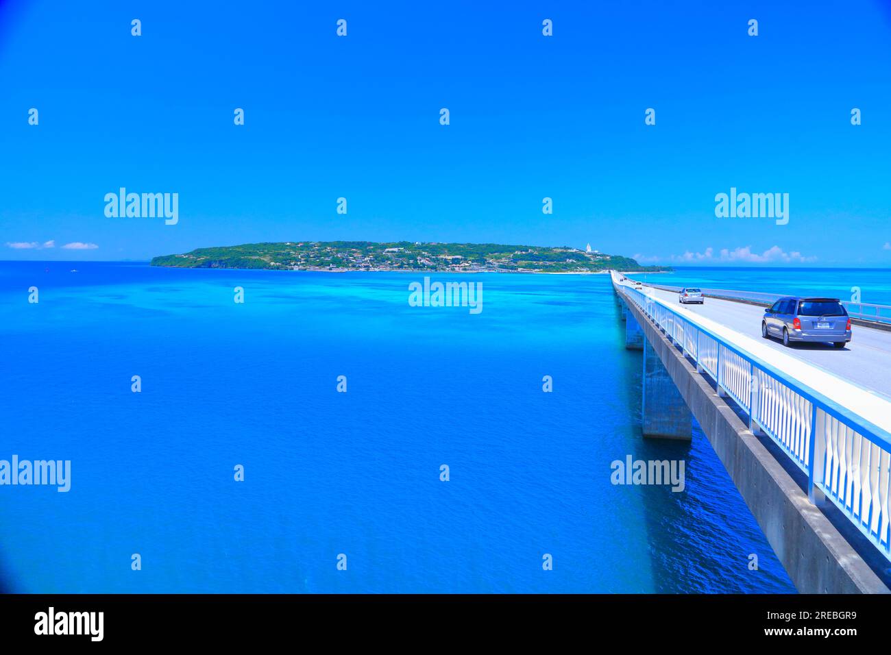 Kouri Ohashi Bridge in summer Stock Photo - Alamy