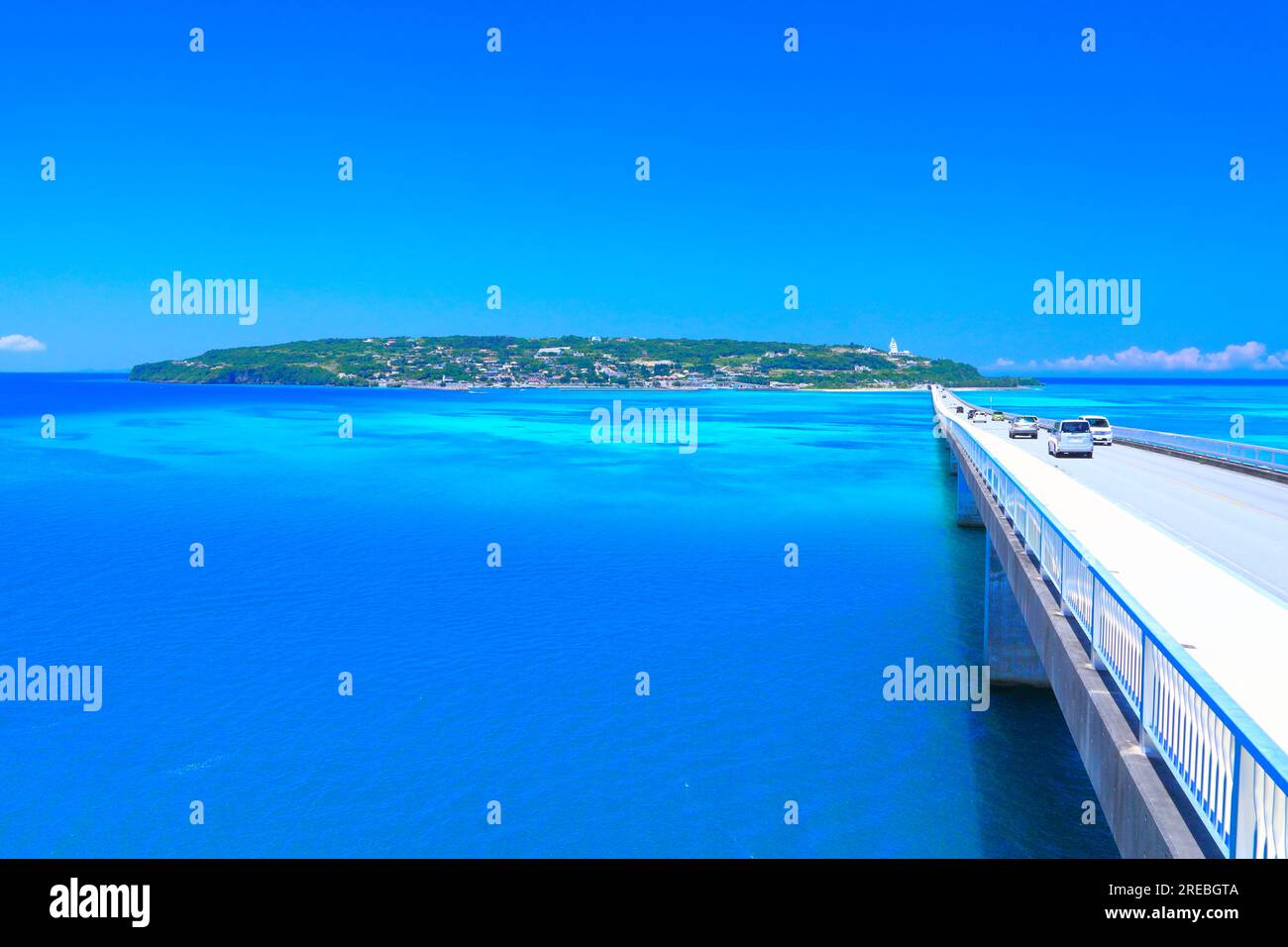 Kouri Ohashi Bridge in summer Stock Photo - Alamy