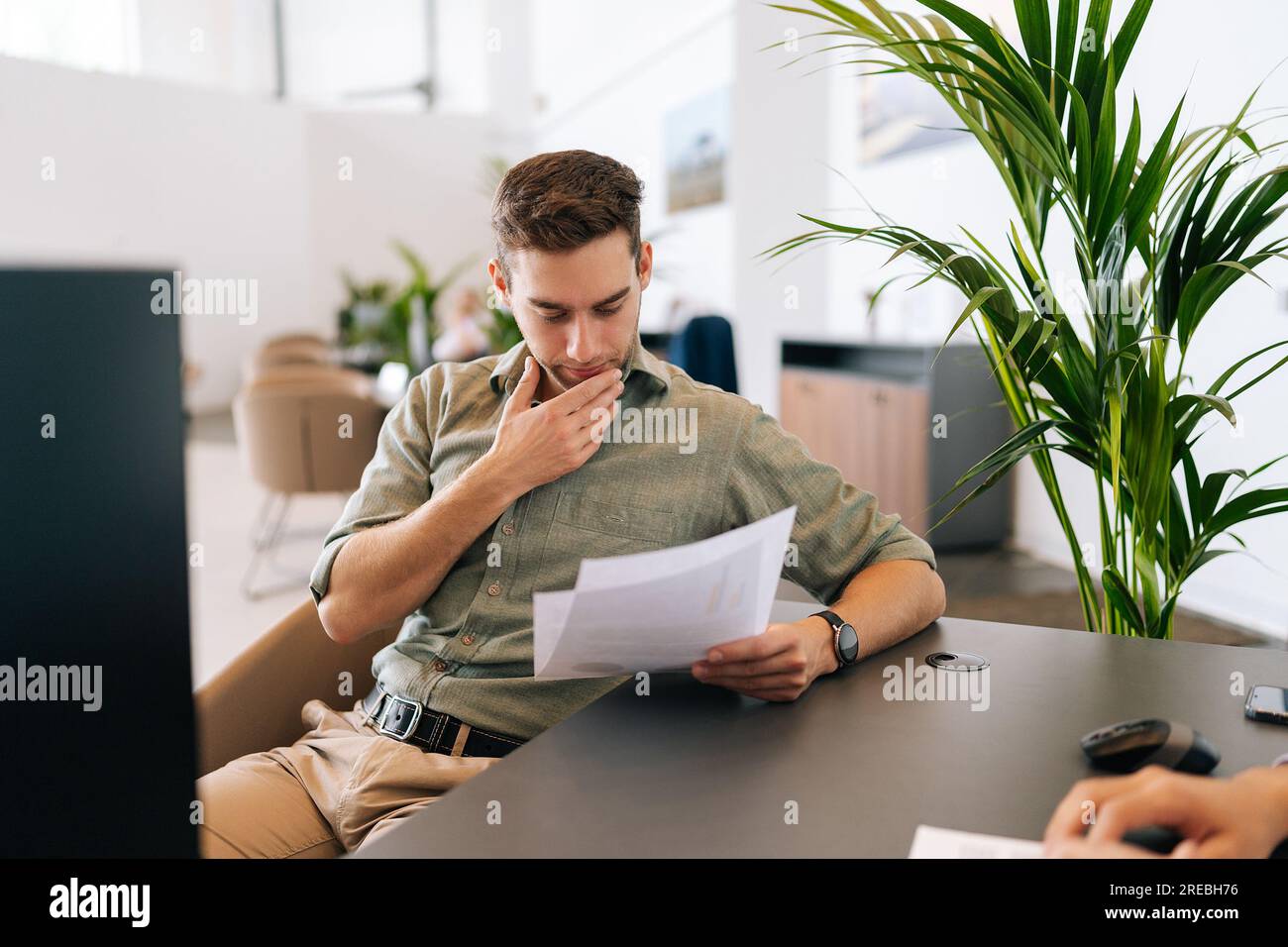 Person reading terms and conditions hi-res stock photography and images ...