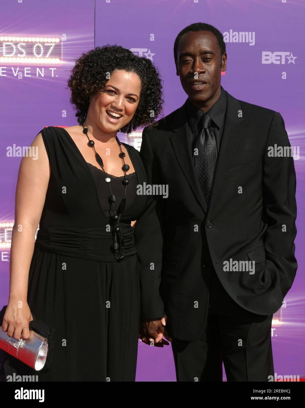 Don Cheadle & wife BET Awards 2007 Shrine Auditorium Los Angeles, CA ...