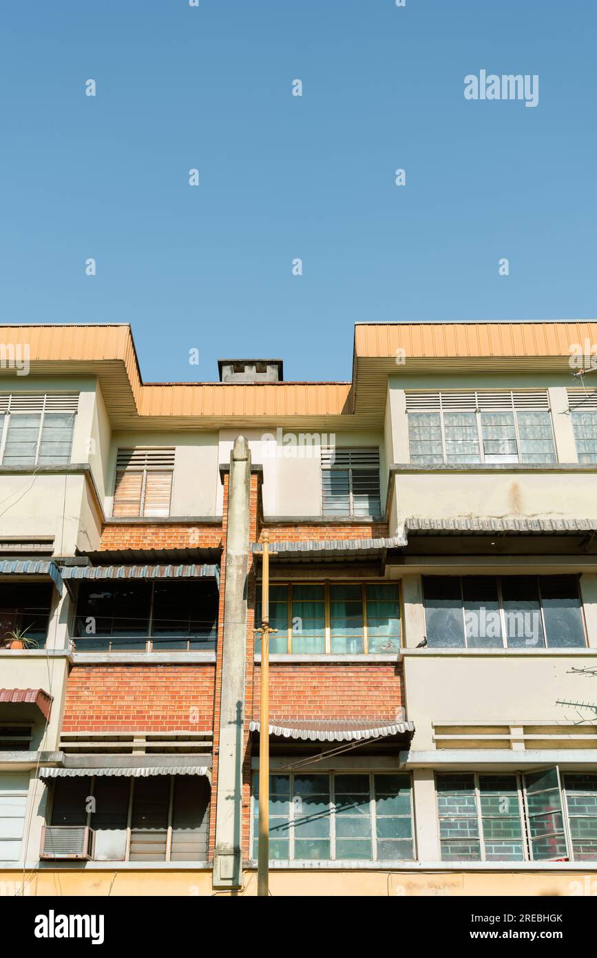 Georgetown old retro building in Penang, Malaysia Stock Photo - Alamy