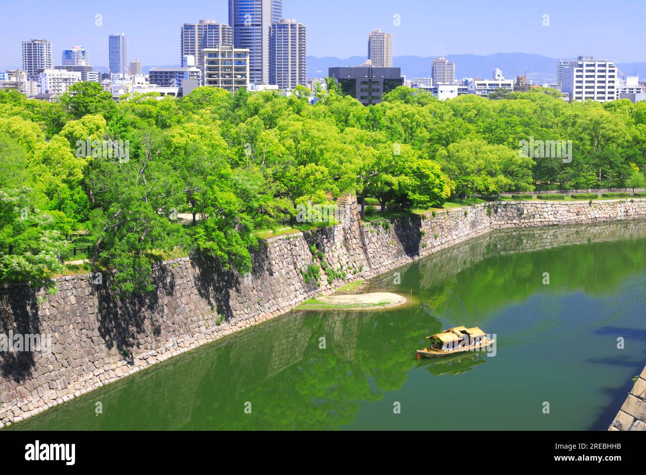 Osaka Castle in spring Stock Photo - Alamy