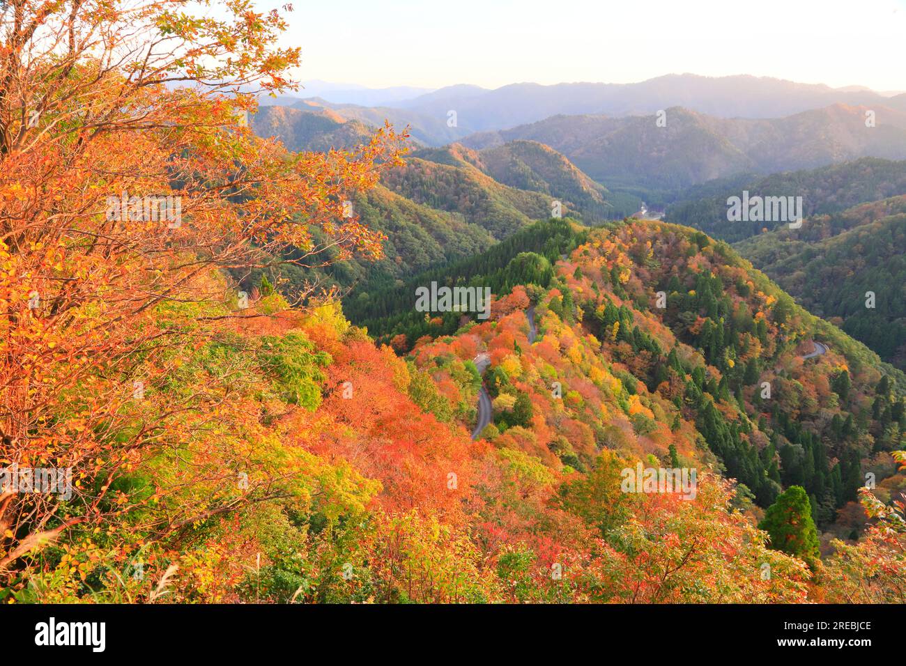 Onyu Pass in Autumn Stock Photo - Alamy